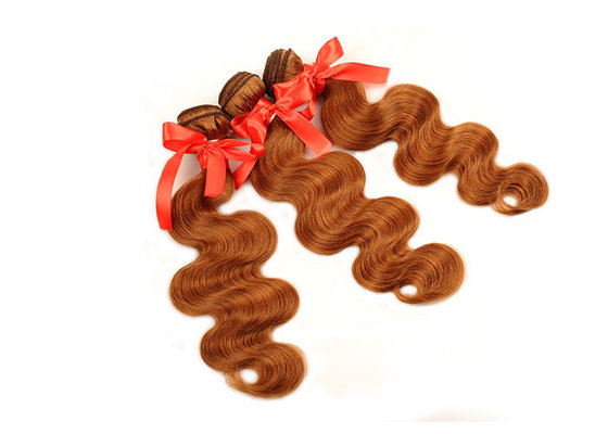 Gold Brazilian Body Wave Hair Bundles , Nice Shine Body Wave Braiding Hair