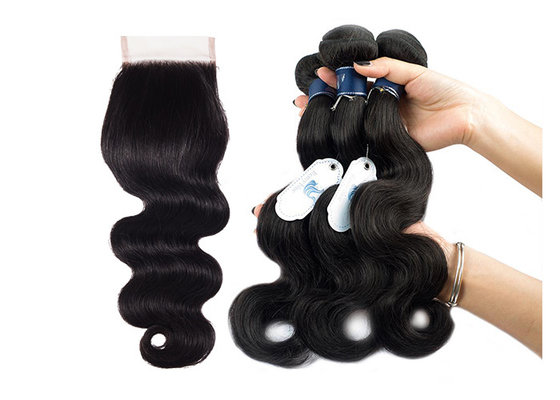 No Lice Virgin Brazilian Remy Hair Body Wave , 9A Long Body Wave Weave