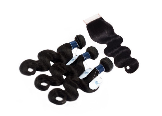 No Lice Virgin Brazilian Remy Hair Body Wave , 9A Long Body Wave Weave