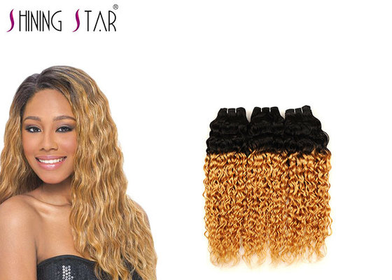 Long Water Wave Hair Crochet Braids , 3 Pcs 1B27 Ombre Water Wave Hair
