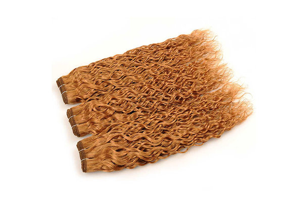 27 Blonde Water Wave Virgin Hair / Nice Shine Water Wave Human Hair Weave