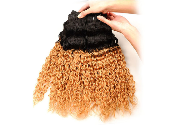 No Shedding Peruvian Water Wave Weave , Blonde Water Wave Hair 4 Bundles