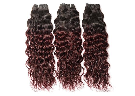 No Tangle Brazilian Water Wave Hair Extensions With Machine Double Weft