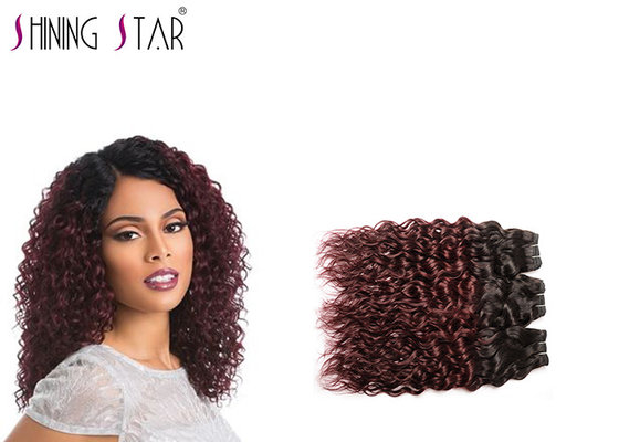 No Tangle Brazilian Water Wave Hair Extensions With Machine Double Weft