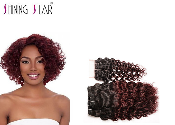 Water Wave Weave Peruvian Hair Bundles 3 Bundles Double Weft Constructed