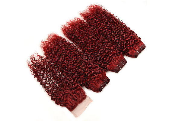 8A Grade Jerry Kinky Curly Hair Weave With Thick Healthy End No Bad Smell
