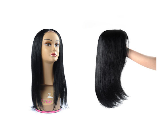 Short Bob Natural Looking Human Hair Lace Front Wigs With Natural Part 150 Density
