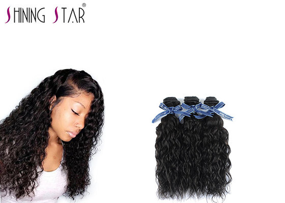 Braiding Human Water Wave Hair Extensions Full Cuticle No Acid  3Pcs Weft