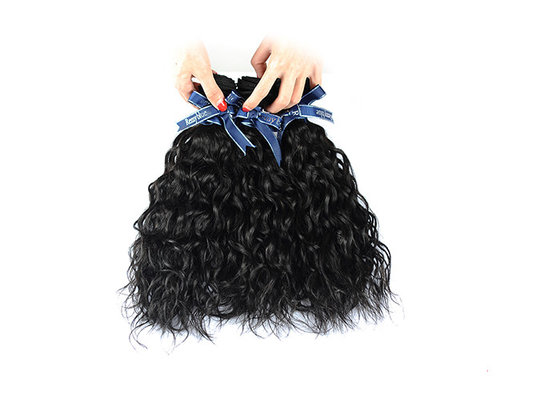 Braiding Human Water Wave Hair Extensions Full Cuticle No Acid  3Pcs Weft