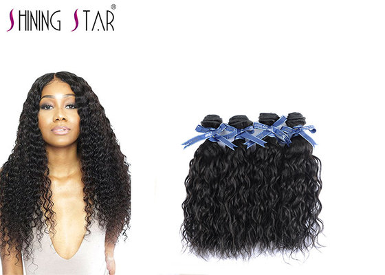 Natural Remy Deep Water Wave Hair / 4 Bundles Malaysian Water Wave Hair