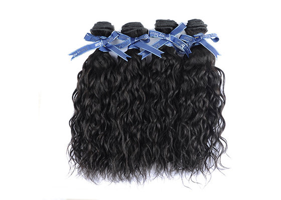 100% Virgin Black Unprocessed Remy Hair For Women Double Machine Weft