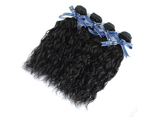 100% Virgin Black Unprocessed Remy Hair For Women Double Machine Weft