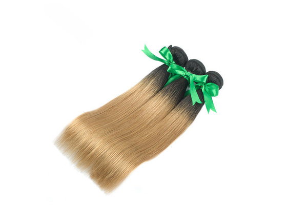 10 Inch Human Hair Bundles Processing #1B27 Color Hairpieces For Thinning Hair