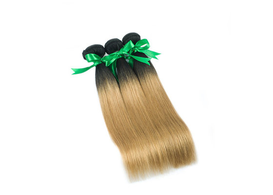 10 Inch Human Hair Bundles Processing #1B27 Color Hairpieces For Thinning Hair