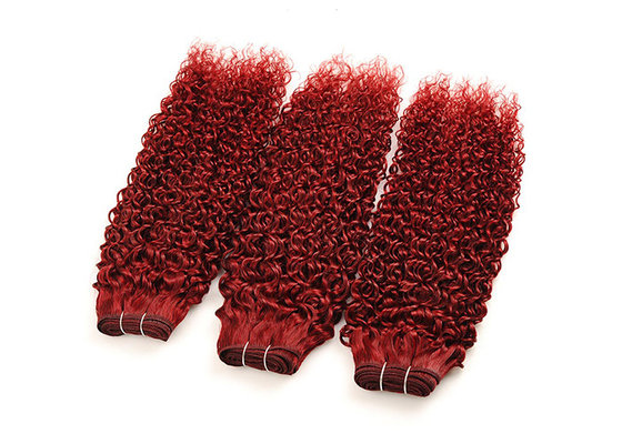 Afro Kinky Curly Human Hair Bundles 3 Weaves Extensions For Black Woman