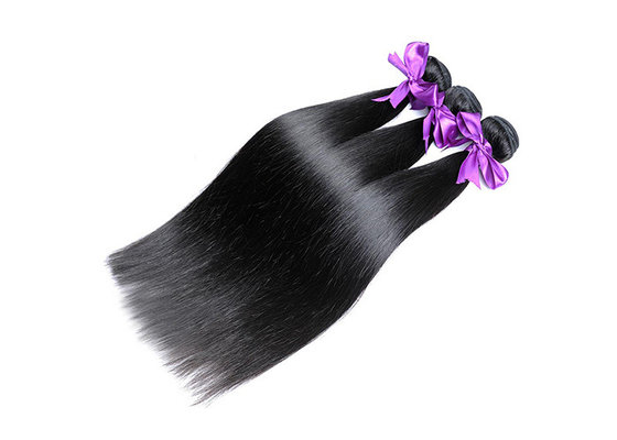 10-26 Brazilian Hair Bundles 4Pcs Straight 1B Black Hair Weave CE Certification
