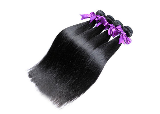 Long 100 Brazilian Human Hair Bundles 4Pcs Straight #1B Black High Quality Hair