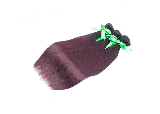 Straight 3Pcs Brazilian Hair Bundles Weaves #1BBug Without Any Split