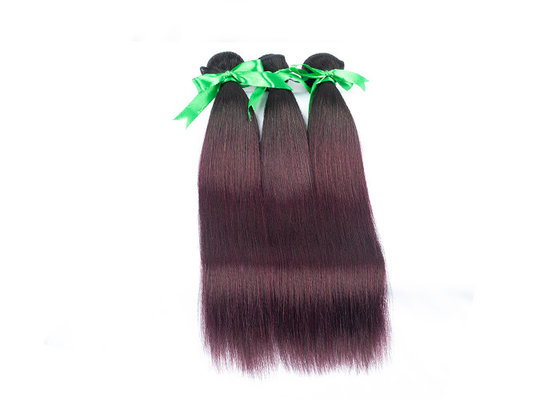 Straight 3Pcs Brazilian Hair Bundles Weaves #1BBug Without Any Split