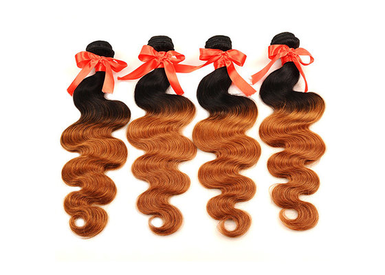 4 Bundles 100 Body Wave Human Hair Blonde  #1B30 Color Enough Stock