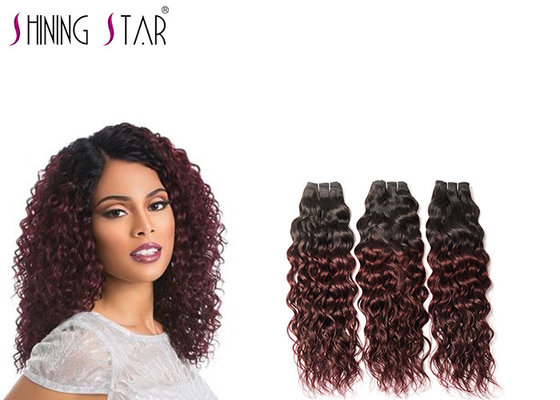 Water Wave Brazilian Hair Bundles For America Women #1BBUG 10A Grade
