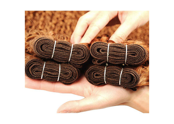 4 Bundles Kinky Curly 100 Brazilian Human Hair Weave #30 Full Cuticle Aligned Process