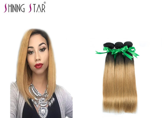 Ombre 100 Human Hair 3Pcs Beautiful Of Brazilian Hair Extensions Bundles
