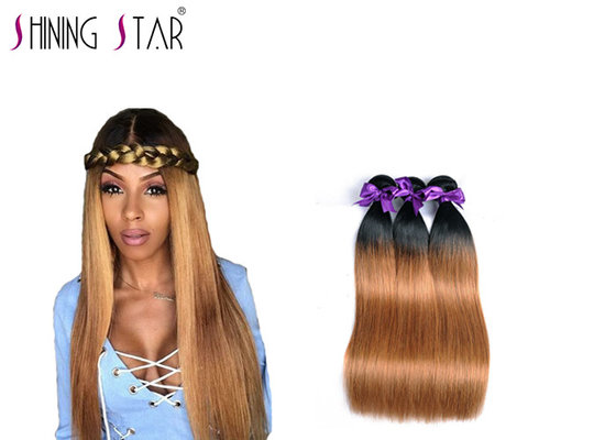 #1B30 Raw Unprocessed Straight 3 Pcs Peruvian Hair Bundles Comfortable Silky