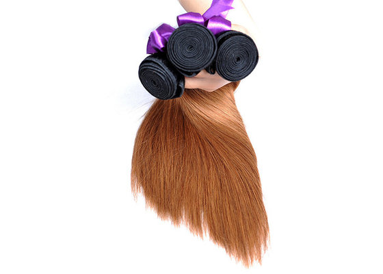 #1B30 Raw Unprocessed Straight 3 Pcs Peruvian Hair Bundles Comfortable Silky