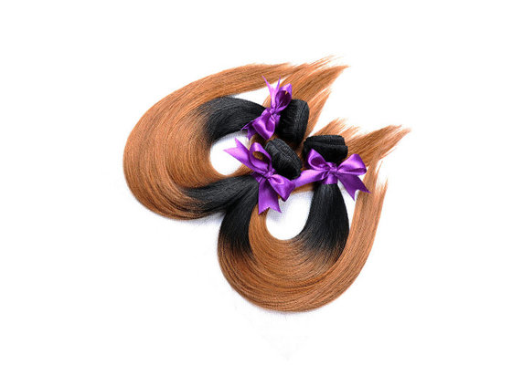 #1B30 Raw Unprocessed Straight 3 Pcs Peruvian Hair Bundles Comfortable Silky