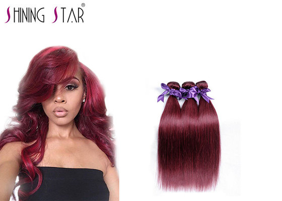 No Tangle Healthy Virgin Human Straight Hair Bundles 3 Pieces Weft Packaging