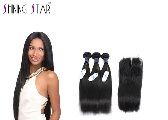 Double Drawn Fullness Unprocessed Remy Hair Bundles Silk Soft Thick Bottom