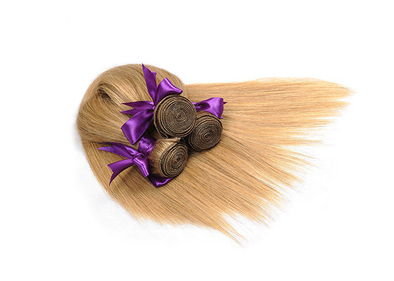 Shiny Unprocessed Peruvian Human Hair 3 Bundles #27 Full Cuticle Aligned