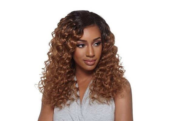 Peruvian Deep Wave Hair 4 Bundles #1B30 Blonde Human Hair Extension Weave