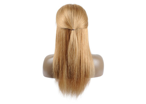 Lace Front Human Hair Wigs Straight Hair Blonde Lace Front Wig For Black Women #27 Color