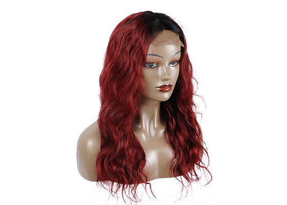 #1B99J Ombre Human Hair Body Wave Lace Front Wig 14-32 Inches Long Lace Wig