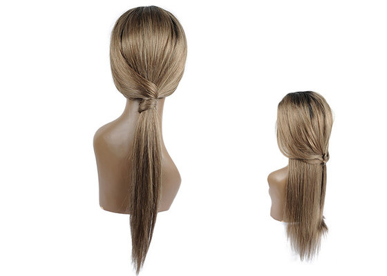 Straight Human Hair Wigs T1B/Linen Hair Color Lace Front Wigs For Women 4*4 lace