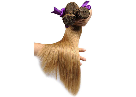 Brazilian Straight 100 Human Hair 3 Bundles #27 Hair Weave No Shedding