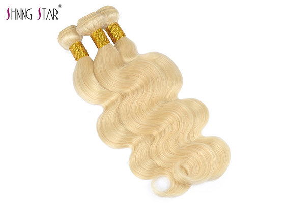 Brazilian Hair Body Wave 613 Bundles With Closure Honey Blonde Human Hair Bundles