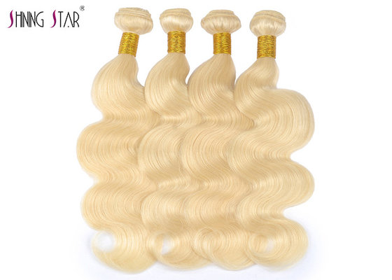 Brazilian Hair Body Wave 613 Bundles With Closure Honey Blonde Human Hair Bundles