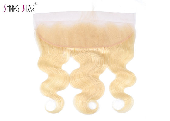100% Human Hair 613 Body Wave Blonde Bundles With Frontal No Tangle No Shedding