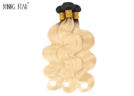 Honey Blonde 613 Hair Indian Hair Bundles With Frontal Body Wave Texture