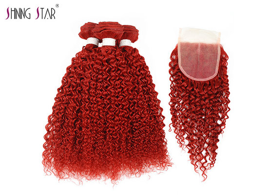 Soft Kinky Curly Brazilian Weave Smooth Human Hair Bundles No Tangle