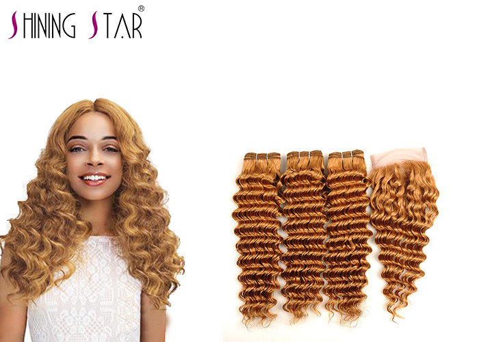 Double Drawn 8A Deep Wave Hair Bundles For Women Non Bad Small 27 Color