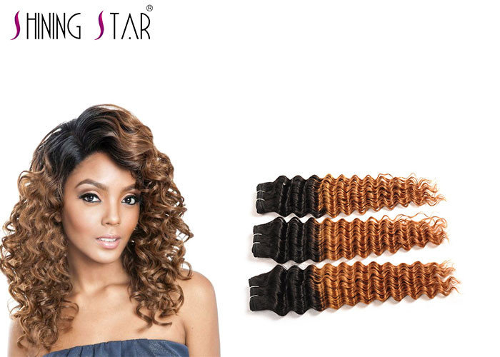 No Shedding 1B Brazilian Deep Wave Human Hair Weave For Girls 10-26 Inch