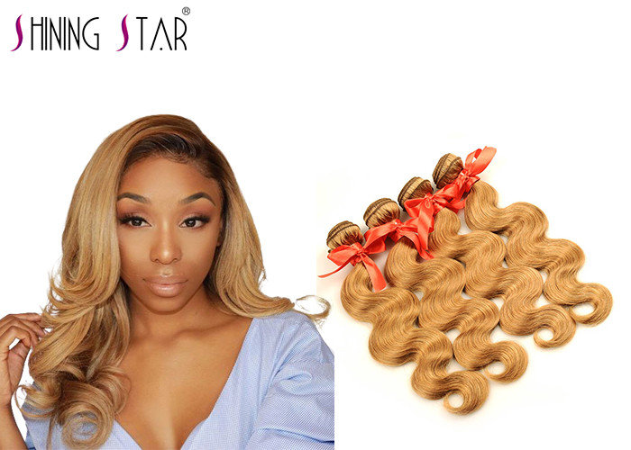 Confortable 27 Color Body Wave Human Hair Weave For Women Thick Healthy End