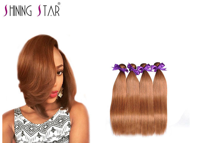 4Pcs Lot Straight  Human Hair Bundles For Beautiful Girls Corrosion Resistant