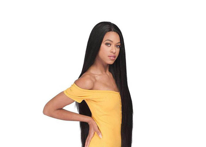 10-26 Brazilian Hair Bundles 4Pcs Straight 1B Black Hair Weave CE Certification