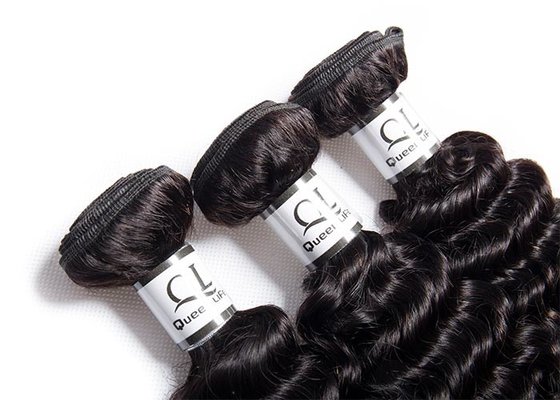 3 pacchi in profondità ricci dei capelli umani dei pc tesse per l'olio Resisistant delle signore
