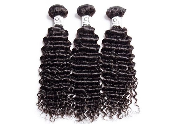 3 pacchi in profondità ricci dei capelli umani dei pc tesse per l'olio Resisistant delle signore